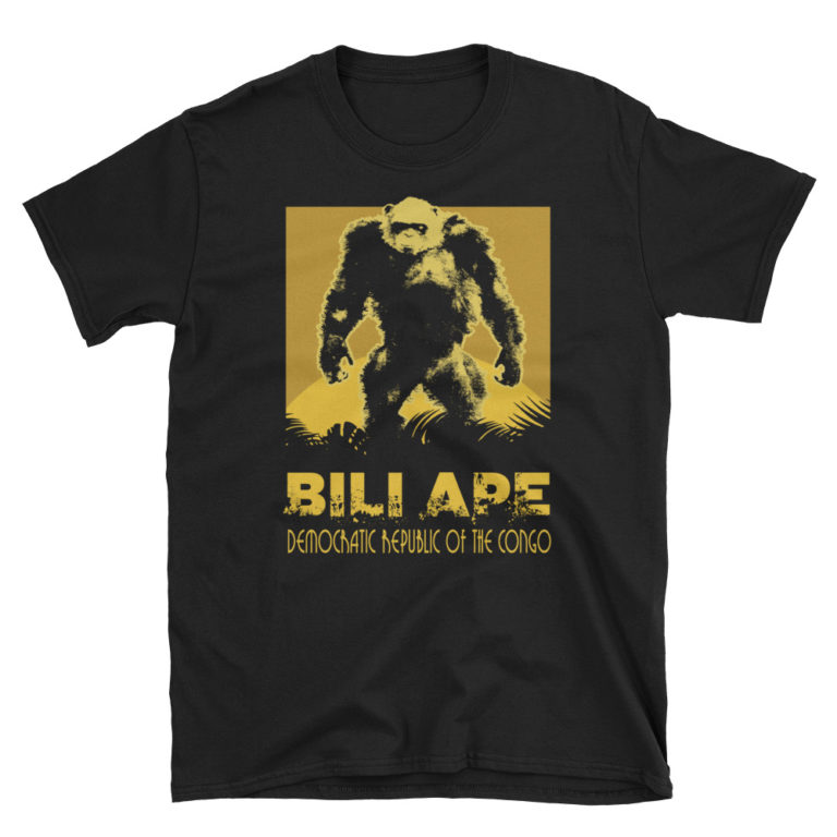 Bili Ape Design 4 Short-Sleeve Unisex T-Shirt – Jurassic Gorilla